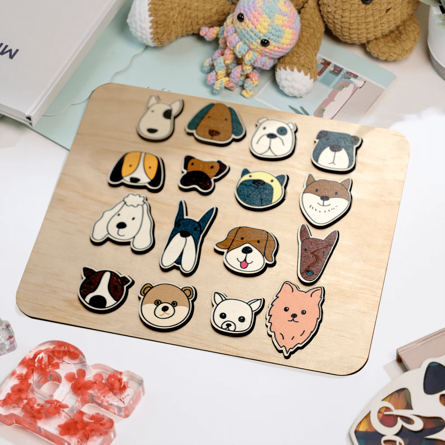 BẢNG TÊN CÓ HÌNH CHÓ MÈO CHIBI DỄ THƯƠNG - ModelKing